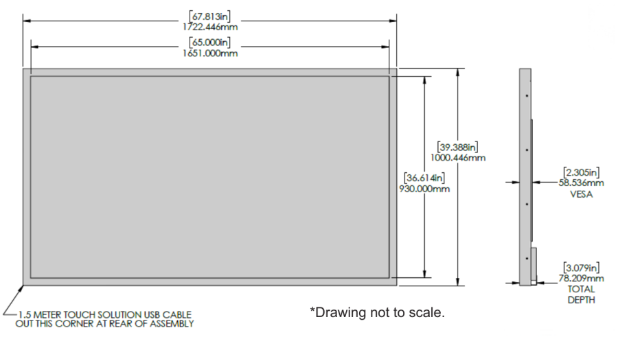 75" Infrared: LG: Integrated Touchscreen Display (75UH5F-H) - TSI Touch