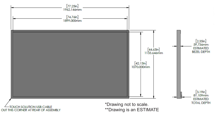 86" Infrared: LG: Integrated Touchscreen Display (86UH5J-H) - TSI Touch