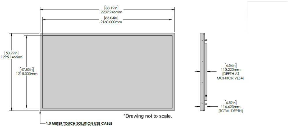 98" Infrared: Samsung: Integrated Touchscreen Display (QM98T-B, QB98T-B ...