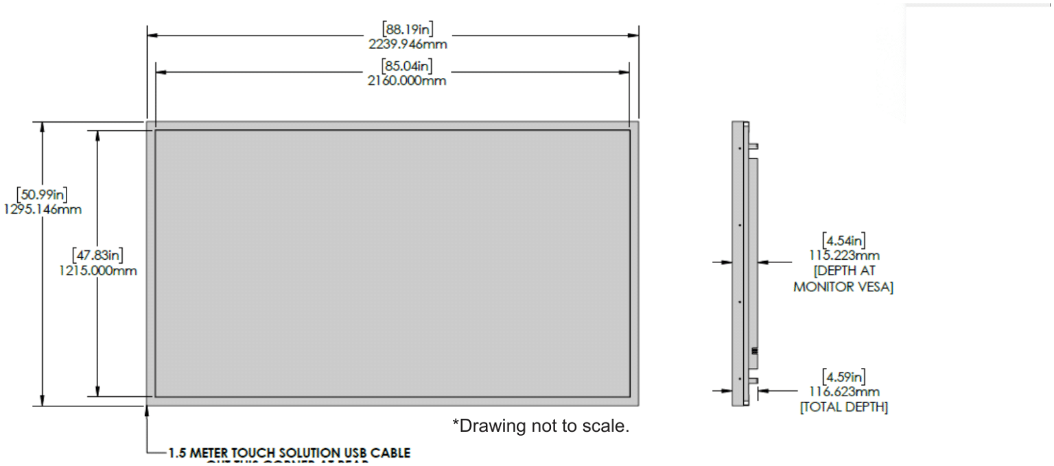 98" Infrared: Samsung: Integrated Touchscreen Display (QM98T-B, QB98T-B ...