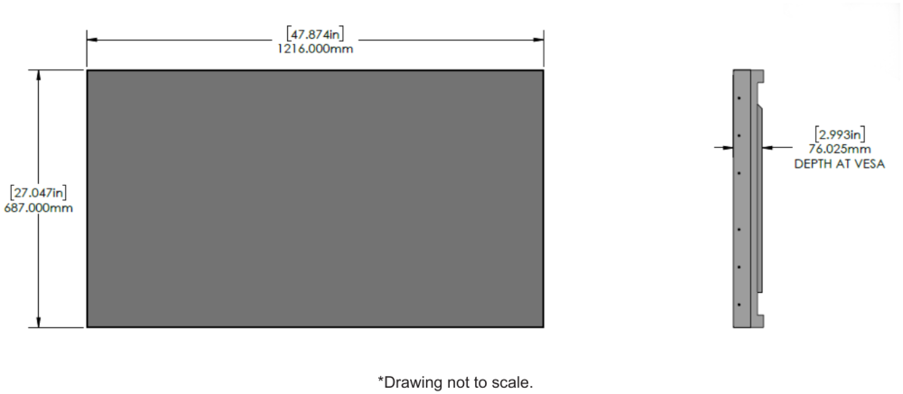 55" Protective: Samsung: Integrated Video Wall Display w/ GRBS (VM55B-U ...