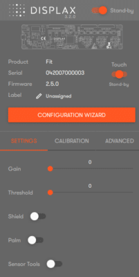 Displax - Activating Touch in Windows - TSI Touch